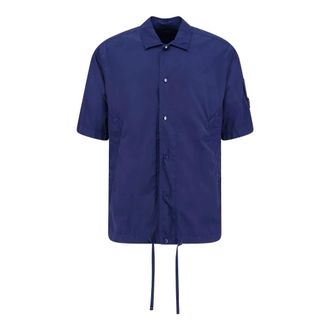 C.P. Company Chrome-R Kurzarm Lens Overshirt - - Jackets - Herren - Blau - 2XL