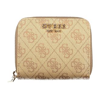 Guess Femme, Accessoires, Beige, Taille: ONE Size Laurel II SLG Petit Portefeuille Zipp&eacute;