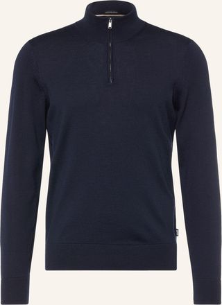 HUGO BOSS Troyer Ebenji blau
