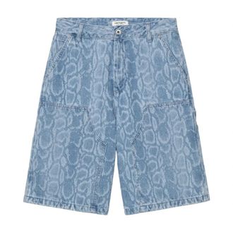 Carhartt Work in Progress Snake Nixon Double Knee Short - - Shorts - Damen - Blau - M
