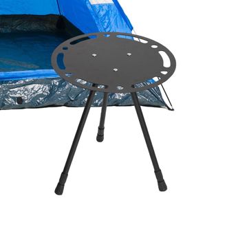 Generico Tragbarer Campingtisch: Aluminium-Picknicktisch mit dreieckigen Beinen | Tragbarer und Leichter Campingtisch f&uuml;r Terrasse, zusammenklappbar f&uuml;r Wander