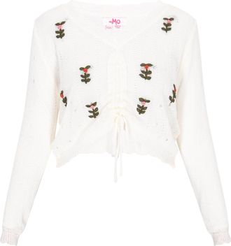 Mymo Pullover Frauen Wei&szlig;