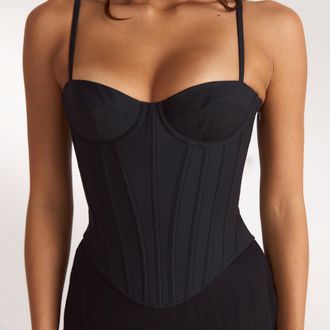 Lounge Haut Corset Sculptant - Noir - 36+