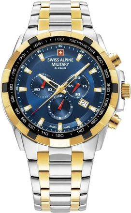 Swiss Alpine Military Chronograph Watch - - Accessories - Herren - Grau - ONE SIZE