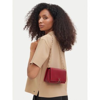 Tommy Hilfiger Handtasche Tommy Hilfiger Th Her Chain AW0AW17403 Rot