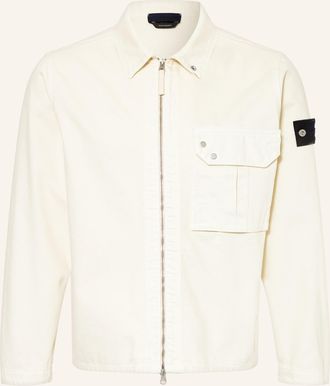 Stone Island Jeans-Overjacket weiss