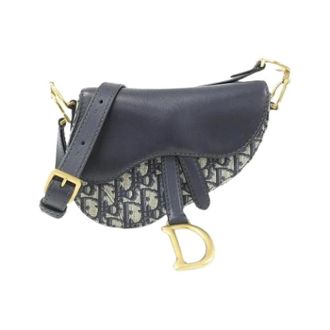 Dior Pre-owned Cuir sacs-dior - Femme - Pre-owned - Bleu - Taille: ONE Size