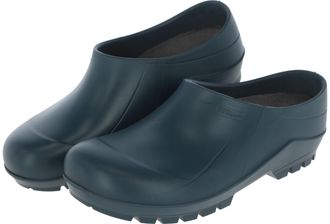Nora Unisex Comfy PU-Clog, blau, 41 EU
