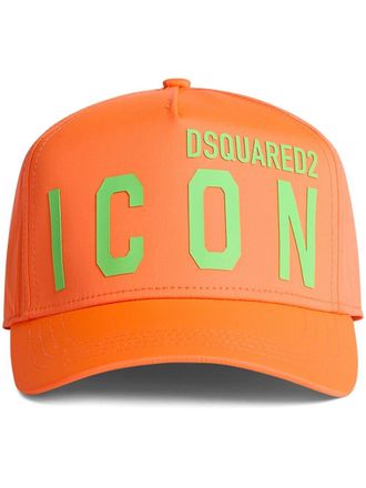 Dsquared2 casquette &agrave; logo imprim&eacute; - Orange
