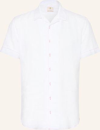 Q1 Manufaktur q1 Manufaktur Resorthemd Olly Slim Relaxed Fit Aus Leinen weiss