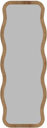 DRAWER Miroir sur pieds en bois 50x160cm - Bois clair - Luna