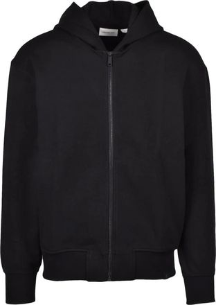 Calvin Klein Jeans Homme, Sweatshirts et sweats &agrave; capuche, Noir, Taille: XL Felpa zip