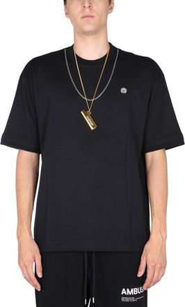 AMBUSH Embroidered Chain Detail T-Shirt - Black