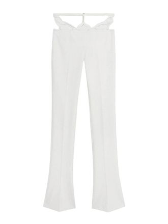 Blumarine Pantalons D&eacute;contract&eacute;s - Blanc