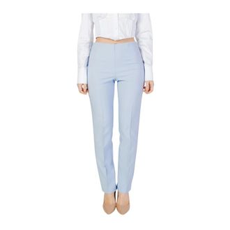 Sandro Ferrone Pantalon large - Femme - Pantalons - Bleu - Taille: 42 FR