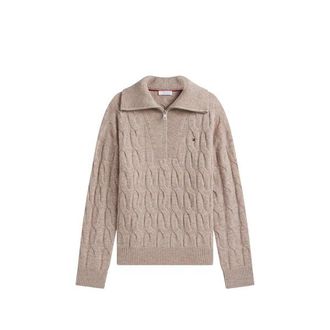 Tommy Hilfiger Pull col zipp&eacute; en laine