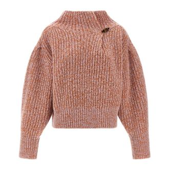 Dries Van Noten Femme, Pulls, Multicolore, Taille: 40 FR Pull Tricot Bicolore Teubina