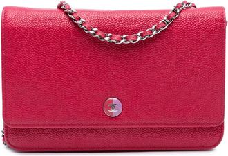 Chanel Hobo Bags - Caviar Bicolor CC Wallet On Chain - Gr. unisize - in Gold - für Damen