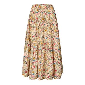 Lollys Laundry SunsetLL Maxi Rock - - Skirts - Damen - Mehrfarbig - M