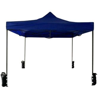 Mobili Rebecca Mobili Rebecca - Rebecca Mobili Gazebo Chapiteau Pliant Bleu 4 Poids Métal Polyester Terrasse 3x3