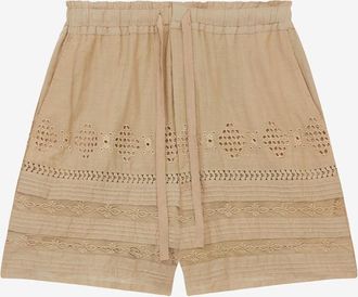 Isabel Marant Short Damina - Femme - Clair Kaki - Taille 40 - Marant Étoile