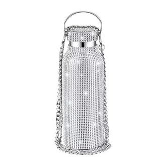 Generico Coupe scintillante, bouteille thermique, strass scintillants, bouteille thermique rechargeable, paillettes faciles &agrave; transporter et cadeaux &agrave; cha&icirc;ne p