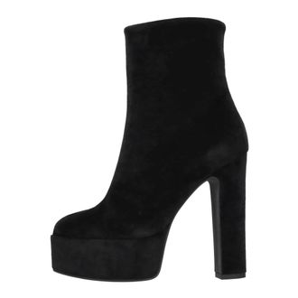Pinko Shumann Samt-Stiefelette - - Shoes - Damen - Schwarzk - 38 EU