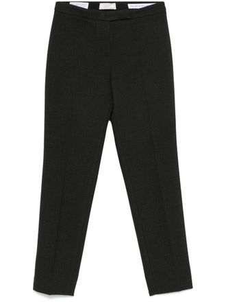PESERICO Cropped-Hose mit Bügelfalten - Grau