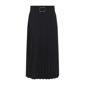 Sportmax Panteon Woll-Midi-Rock - - Skirts - Damen - Schwarzk - S