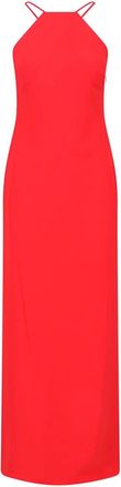 Lauren Ralph Lauren Robe Au Genou - Rouge