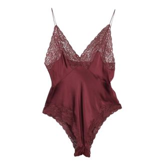 Saint Laurent K&ouml;rper - - Tops - Damen - Braun - L