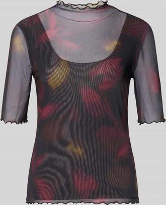 Zero Slim Fit T-Shirt in semitransparentem Design