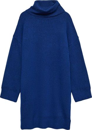 Vero Moda Aquarius Strickkleid f&uuml;r Damen, Rollkragen (Blau)