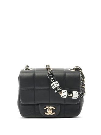 Chanel mini sac porté épaule Flap (2021) - Noir