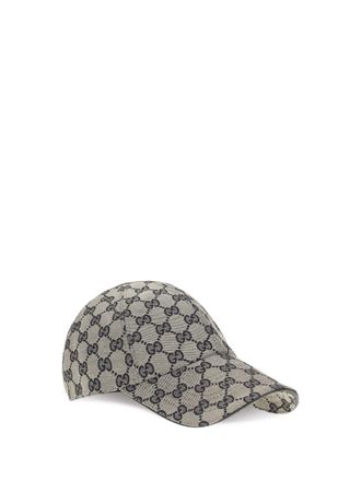 Gucci 8757334HBKS GG Canvas Baseball Cap - Blue