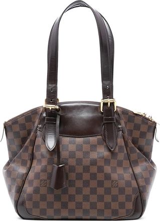Louis Vuitton Hobo Bags - Damier Ebene Verona MM - Gr. unisize - in Braun - f&uuml;r Damen