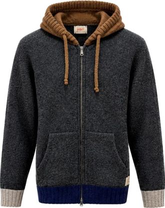 Bob Kapuzenstrickjacke - - Knitwear - Herren - Grau - L