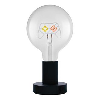 Osram 1906 Letter LED Tischleuchte Controller Schriftzug, Neon, 1,2W, E27, schwarz, kaltwei&szlig;, Textilkabel