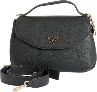 Guess Femme, Sacs, Noir, Taille: ONE Size Evie Top Handle Flap