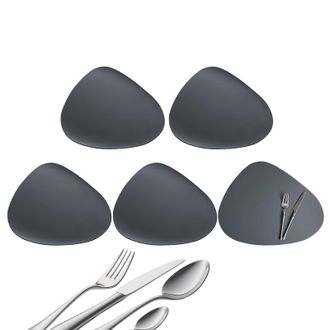 Generico Tischsets, 5 St&uuml;ck, wasserdicht und schmutzabweisend, leicht zu reinigen, f&uuml;r K&uuml;che, Esszimmer, Wohnzimmer, Schreibtisch, Restaurant und Partys