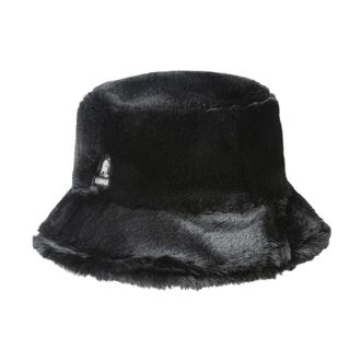 Kangol unisex, Accessoires, Noir, Taille: S Faux Fur Bucket Hat Unisex