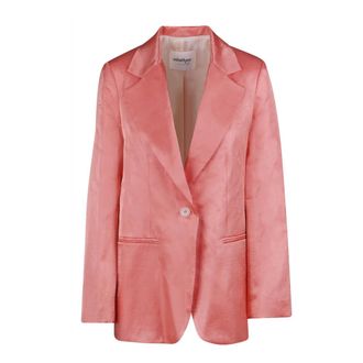 ottod'Ame Femme, Vestes, Rose, Taille: 40 FR Giacca Allure laminata