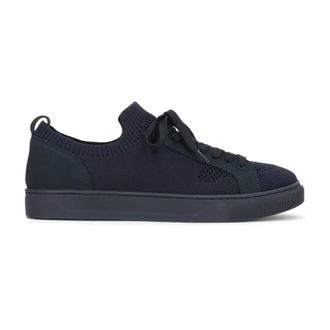 Kazar Kazar Marineblaue Sneakers aus Stoff und Nubukleder mit Kordelzug - - Shoes - Herren - Blau - 42 EU