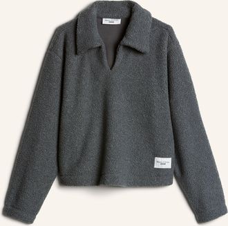 Marc O'Polo Denim Marc Opolo Denim Teddy-Sweatshirt grau