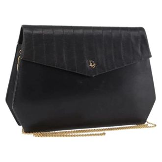 Dior Pre-owned Kleine Leder Schultertasche - - Pre-owned - Damen - Schwarzk - ONE SIZE