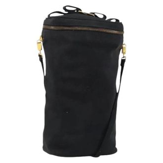 Ferragamo Pre-owned Nylon Bucket Bag - - Pre-owned - Damen - Schwarzk - ONE SIZE