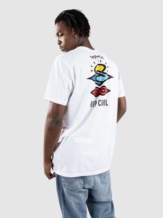 Rip Curl Search Icon T-Shirt blanc