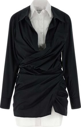 The Attico Robe Au Genou - Blanc