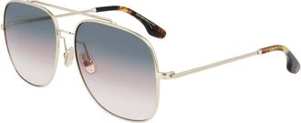 Victoria Beckham Femme, Accessoires, Jaune, Taille: ONE Size Vb215S-756 Lunettes de soleil