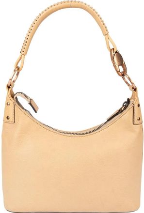 Gucci Crossbody Bags - Gucci Classic Leather Hobo Bag - Gr. unisize - in Beige - für Damen